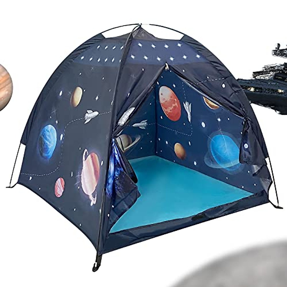 Gentle Monster Space Play Tent for Kids, Indoor Universe & World Playhouse for Boys, Imaginative Gift for Toddlers & Children 3 4 Years Old, Up - 47 x 47 x 43 Inch