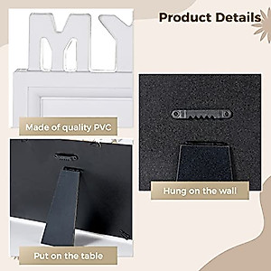 Homaisson Newborn Baby Picture Frame, My First Year Newborn Keepsake Frame 12 Months, Photo Frame for Memories