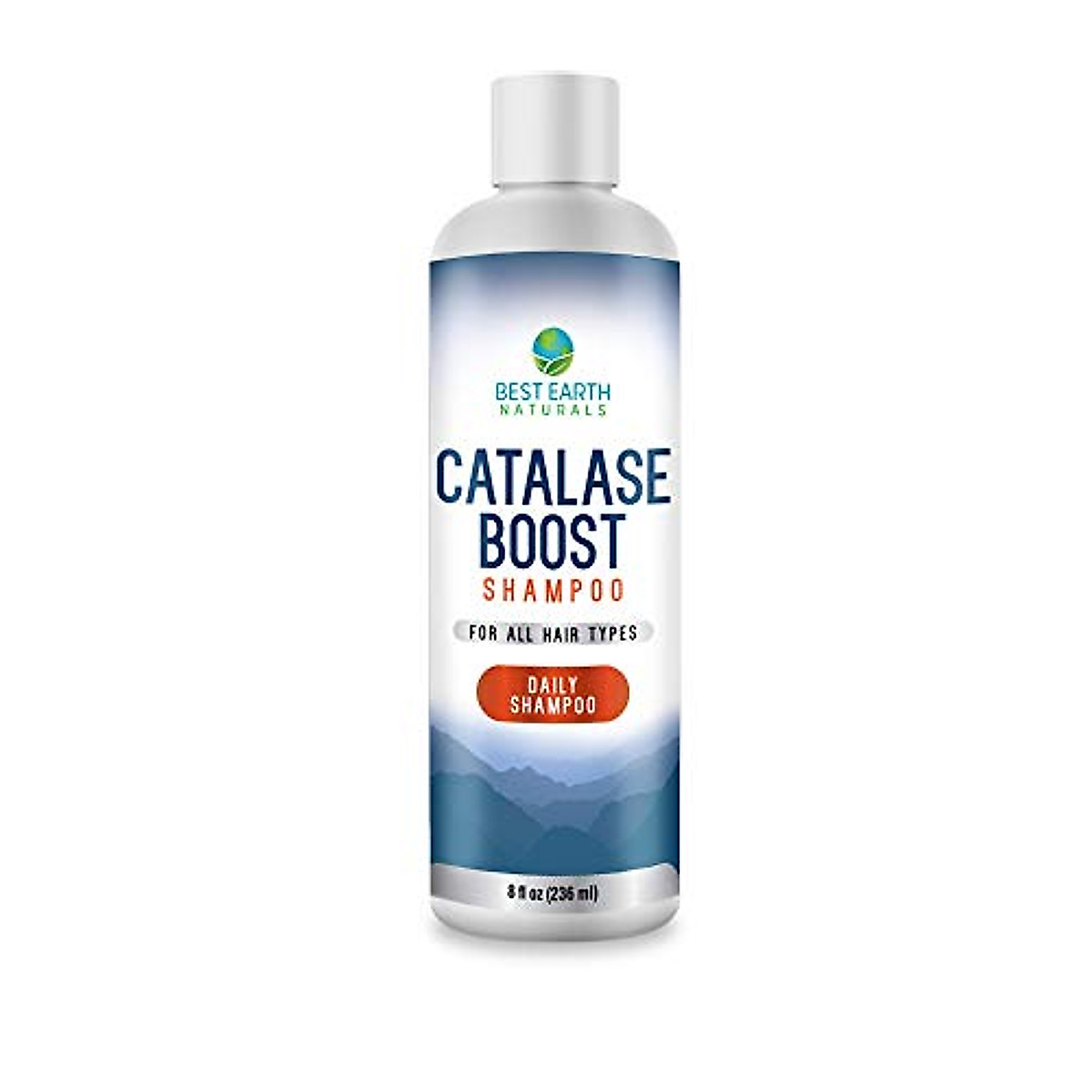 Best Earth Naturals Catalase Boost Shampoo Daily Catalase Shampoo For Younger, Thicker, Fuller Looking Hair Made With the Anti-Aging Enzyme Catalase For Men & Women 8 oz