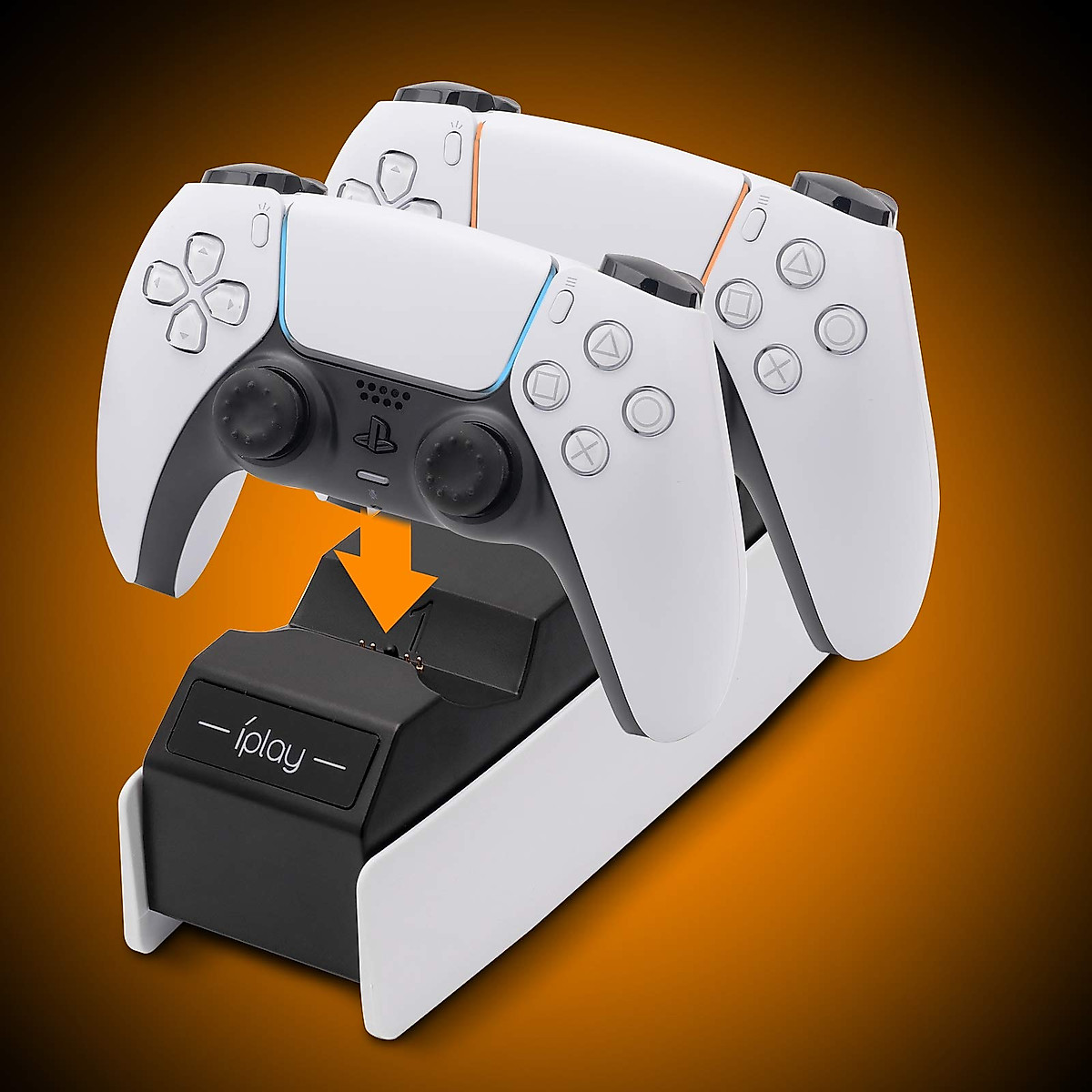 PS5 Controller Charger, Fast Charging Station for PlayStation 5 Dual Sense Controllers