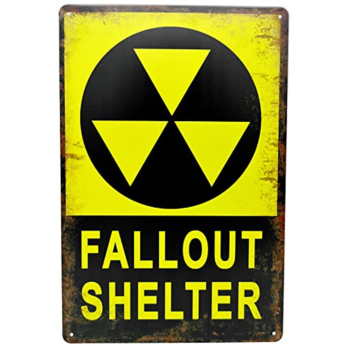 Fallout Shelter Man Cave Decor Accessories Game Room Mancave Decorations Fallout Merchandise Metal Sign 8x12" Inches