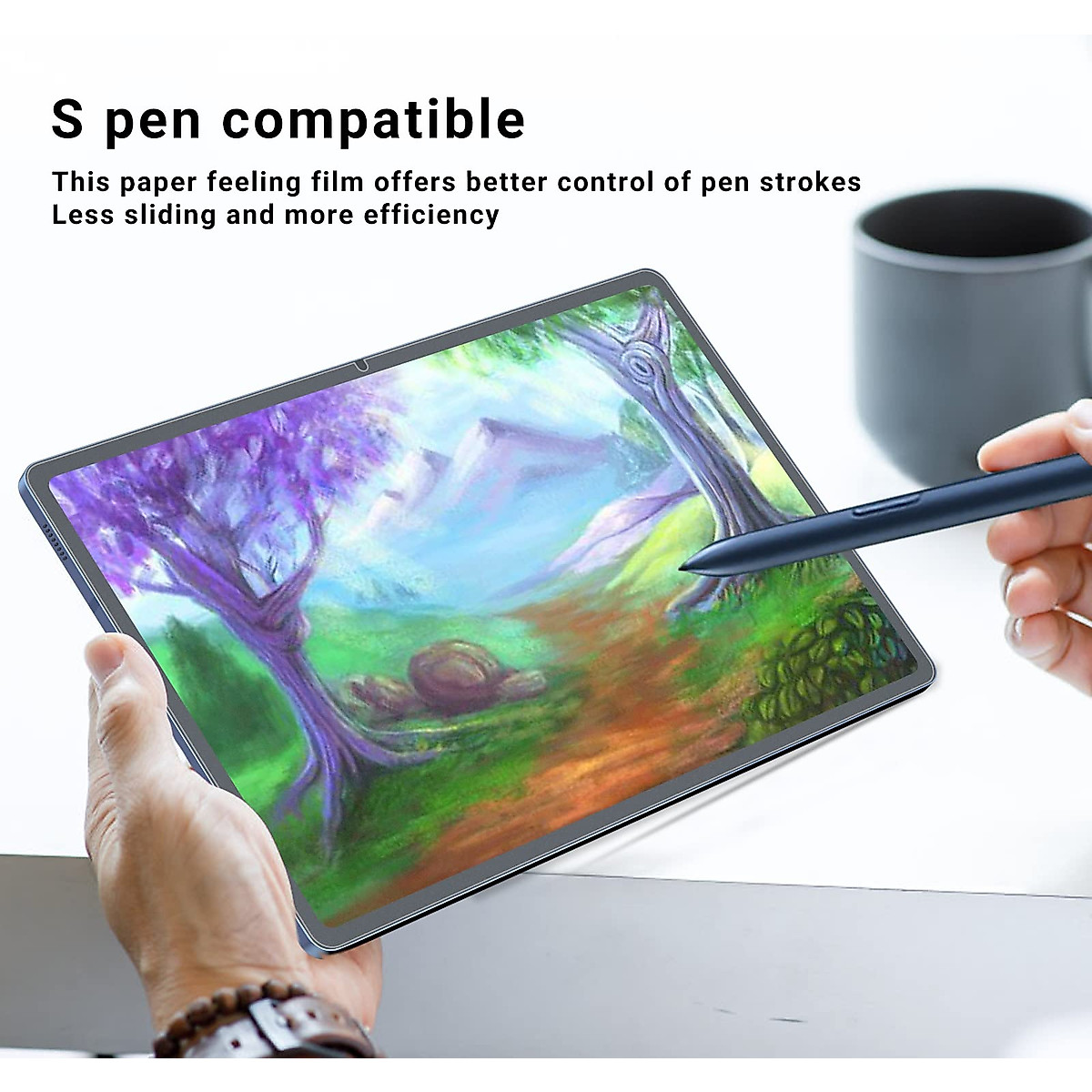 Tab S6 Screen protector, Paper Screen Protector for Samsung Galaxy Tab S6/Tab S5e 10.5 inch, with S Pen Compatible/Feels like writing on paper