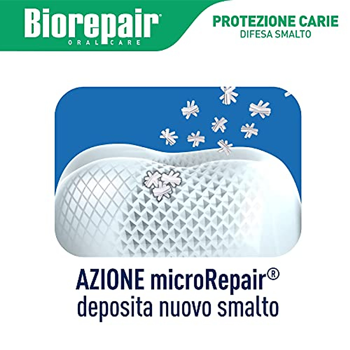 Biorepair: "Total Protective Repair" Toothpaste with microRepair * 2.5 Fluid Ounce (75ml) Tube * [ Italian Import ]