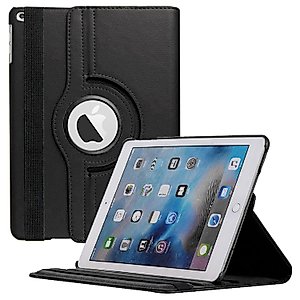 Rotating Case for iPad 9.7 2018 2017 / iPad Air 2-360 Degree Rotating Stand Protective Cover with Auto Sleep Wake for iPad 9.7 inch (6th Gen, 5th Gen) / iPad Air 2/ iPad Air(Dark)