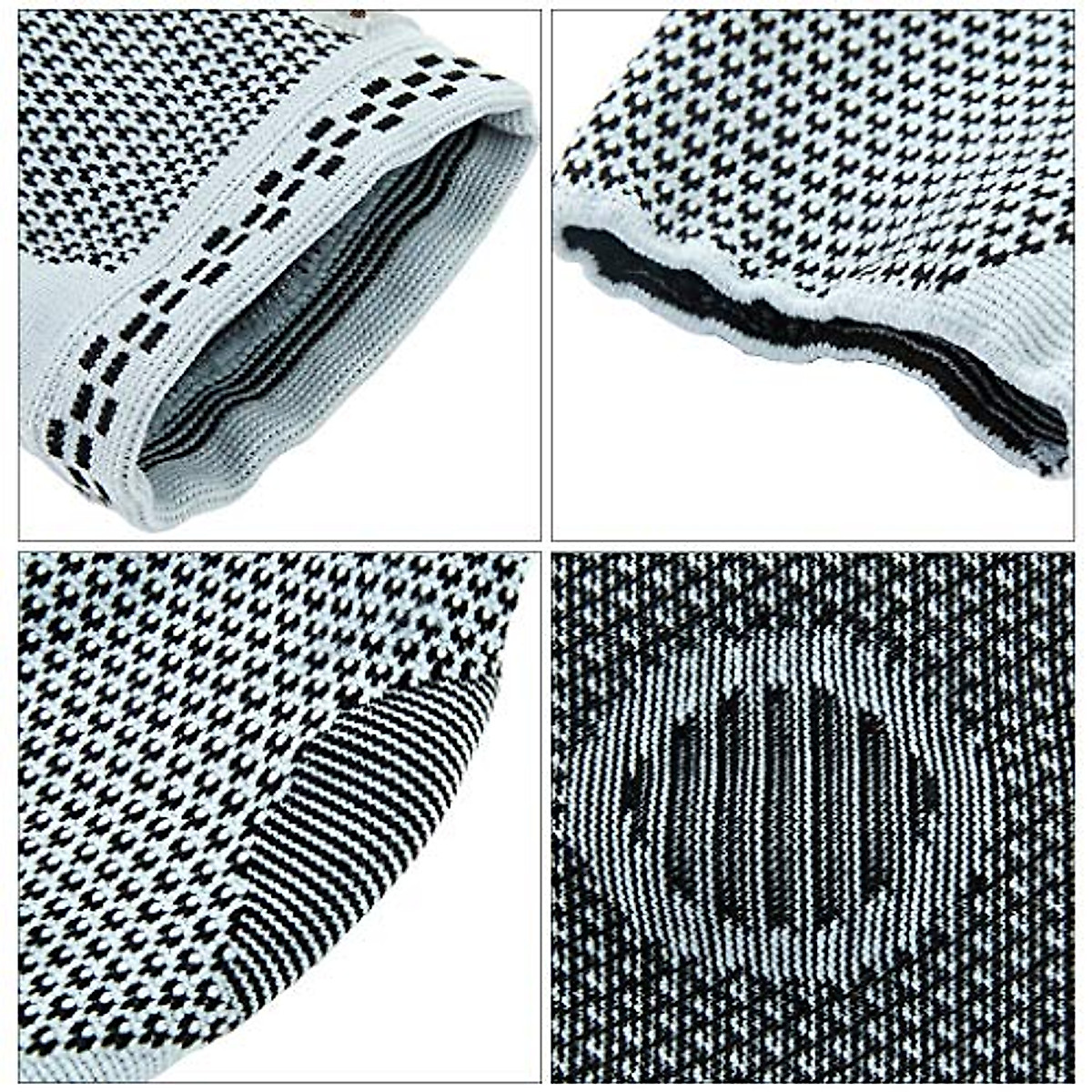 NeoTech Care Ankle Support Brace - Breathable - Men, Women, Right or Left - Gray (Size L, 1 Pair)