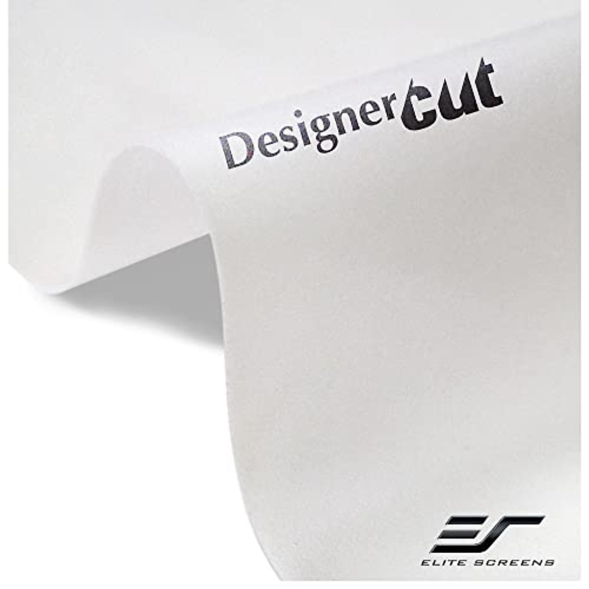 Elite Screens Designer Cut 135" Diag. 16:9, 4K/8K Ultra HD Front/Rear DIY Raw Projector Screen Material, WraithVeil Dual Projection Screen, RM-135H-DUAL