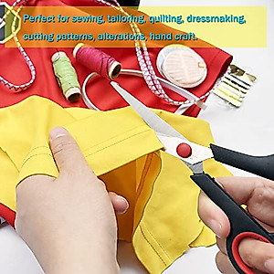 Scissors all Purpose Office Student Scissors 7 Inch Ultra Sharp Shears Comfort-Grip Handles Household Scissors Bulk Sturdy Sharp Craft Supplies - Pack of 12 Right/Left Hande