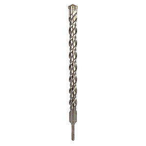 Sabre Tools 1-1/4 Inch x 18 Inch SDS Plus Rotary Hammer Drill Bit, Carbide Tipped for Brick, Stone, and Concrete (1-1/4" x 16" x 18")