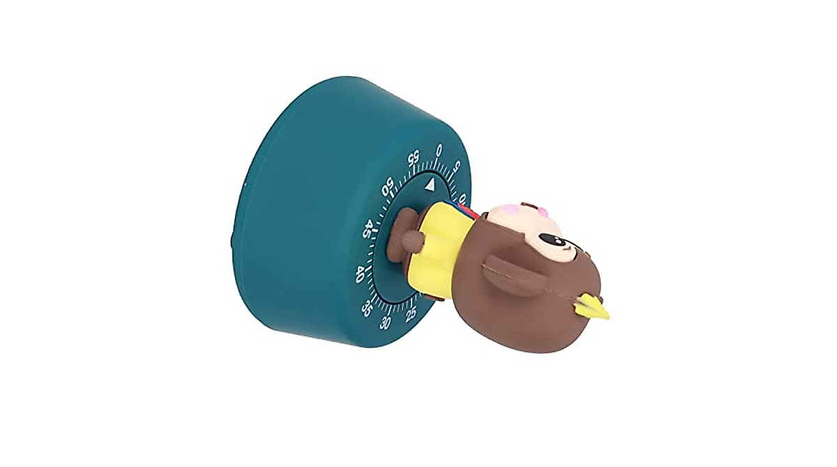 Cute Mechanical Monkey Kitchen Timer - 60 Min Countdown