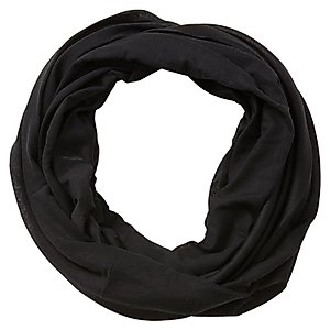 Hadley Wren Women's Classic Solid Soft Lightweight Everyday Infinity Scarf, Black, One Size