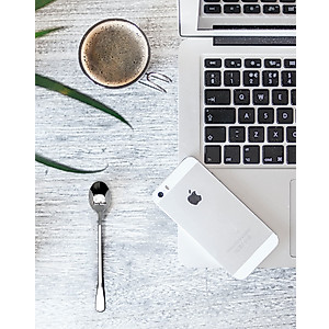 Alice Engraved Spoon with We're All Mad Here, Personalized Tea spoon Cereal Tablespoons Custom Ice cream Funny Spoons Table Spoon Custom Ideas Gag Gifts（ Not Fork/Not Knife）