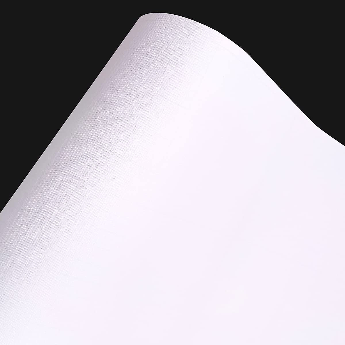 Yifasy Shelf Liner White Self-Adhesive Solid Color Drawer Cabinet Paper Line Workspace Organizers 118x17.7 Inch