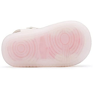 Baby Sandals Toddler for Girls Boys Girl Half Closed Toe Dress Cute Kids Infant Sport On Summer Run Walking Hiking (2.white, 15-18months)