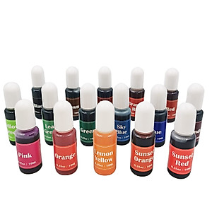 16 Colors Soap Making Dye,Liquid Bath Bombs Colorant Set,Handmade Soaps dye,Crafts,Slime,Soap Making Supplies