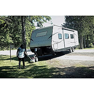 Parkit360 Force 5K Battery Powered Trailer Dolly Utility Dolly for Easy Pulling with 2 Hitch Balls Included, Great for Camper, Cargo, Boat Trailers