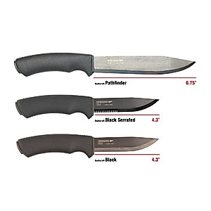 Morakniv Pathfinder Carbon Steel Bushcraft Knife With Sheath, 6.75 Inch