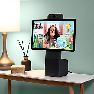 Facebook Portal Plus - Smart Video Calling 15.6" Touch Screen Display with Alexa - Black (Renewed)