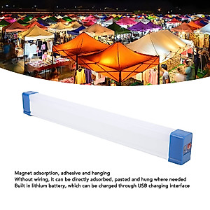 LED Emergency Light Tube, Energy Saving Lamp Beads USB Charging Induction Lamp for Night Market Stall Stairs