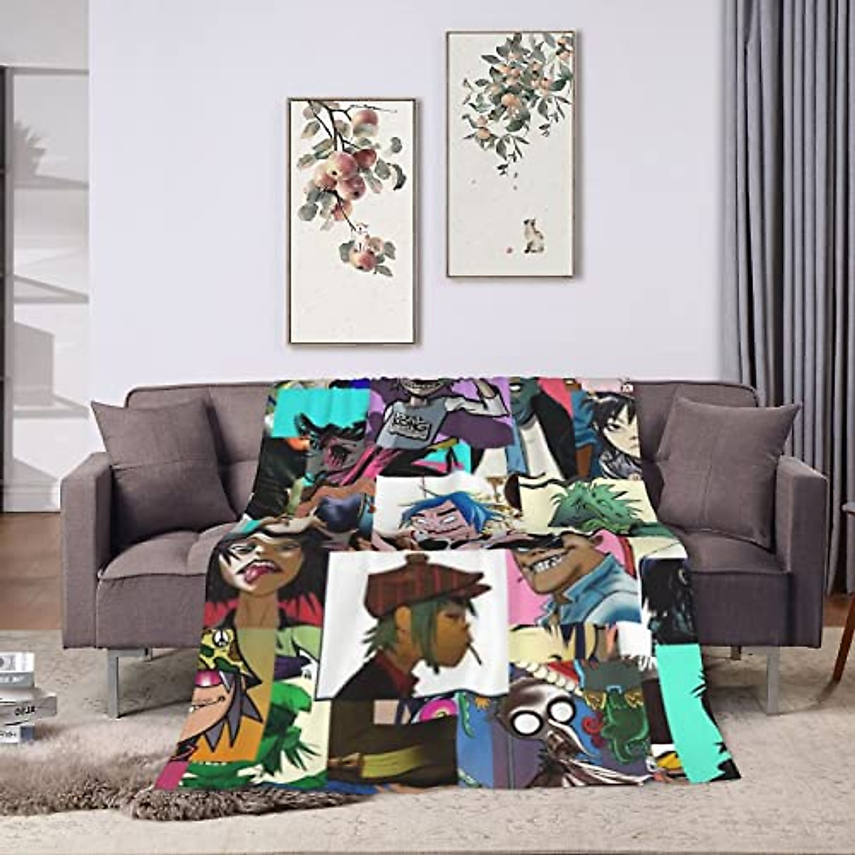 Music Poster Luxury Throw Blanket Warm Soft Flannel Bed Blanket for Living Room Sofa Bedroom Decor Gifts