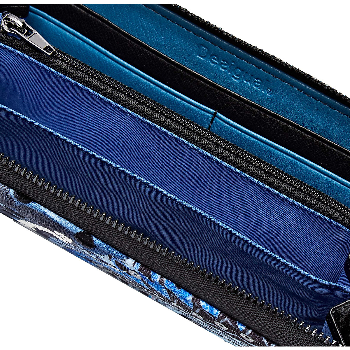 Desigual Wallet REP Friend_Zip Around, Blue Indigo