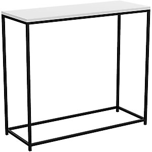 Safdie & Co. Console Table, White, 12D x 31W x 28H in