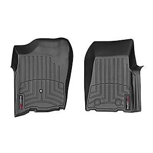 WeatherTech Custom Fit FloorLiners for Ford Ranger - 1st Row (440241), Black