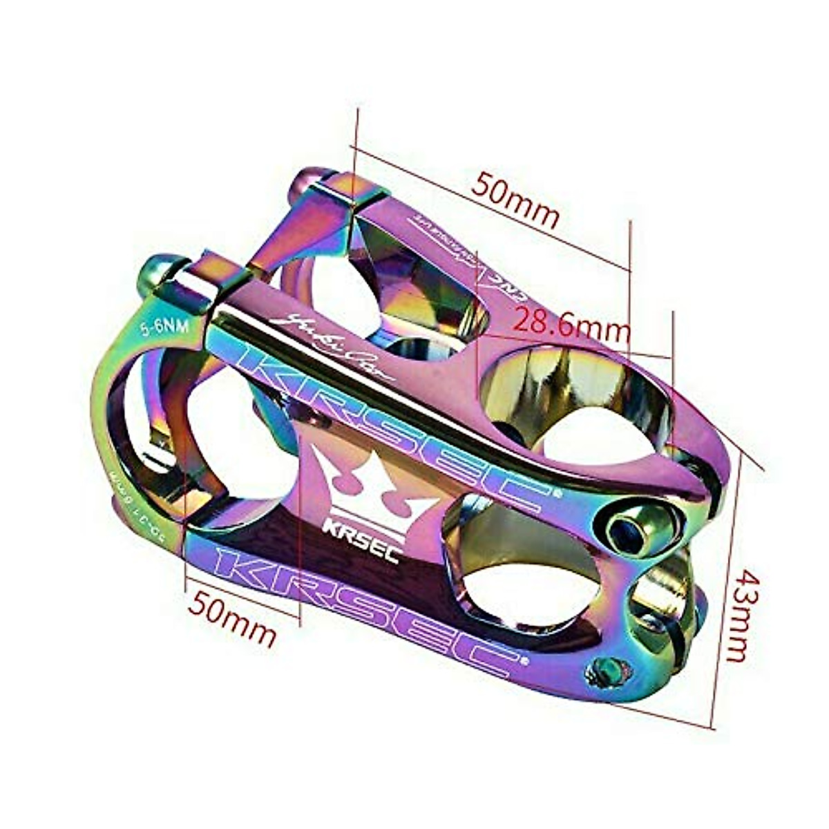 U/A 31.8 50mm MTB Mountain Road BMX XC Bike Handlebar Stems Bicycle bar Stem