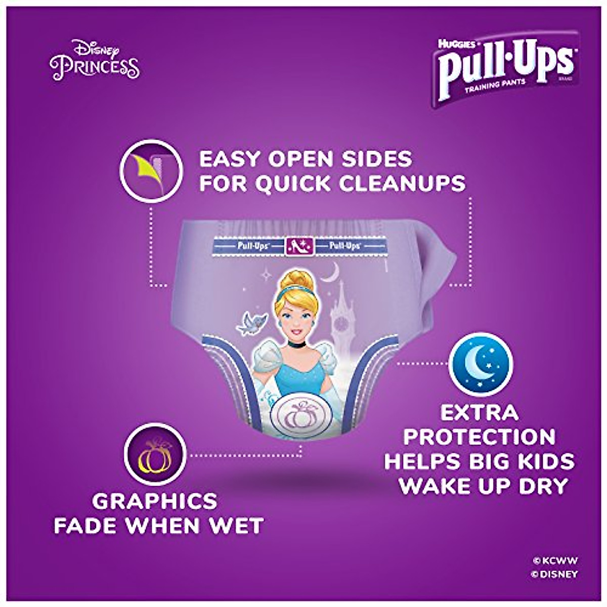 Huggies Pull-Ups Nighttime Training Pants - Girls - 3T-4T - 20 ct