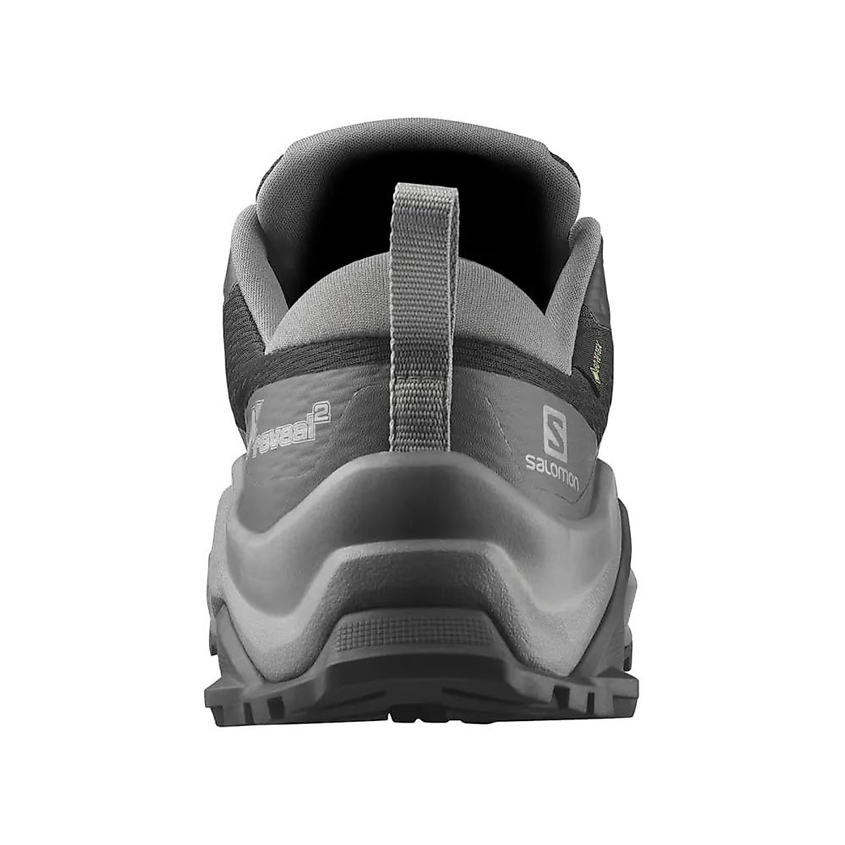 Salomon X Reveal 2 Gore-TEX Hiking Shoes for Women, Black/Magnet/Quiet Shade, 7