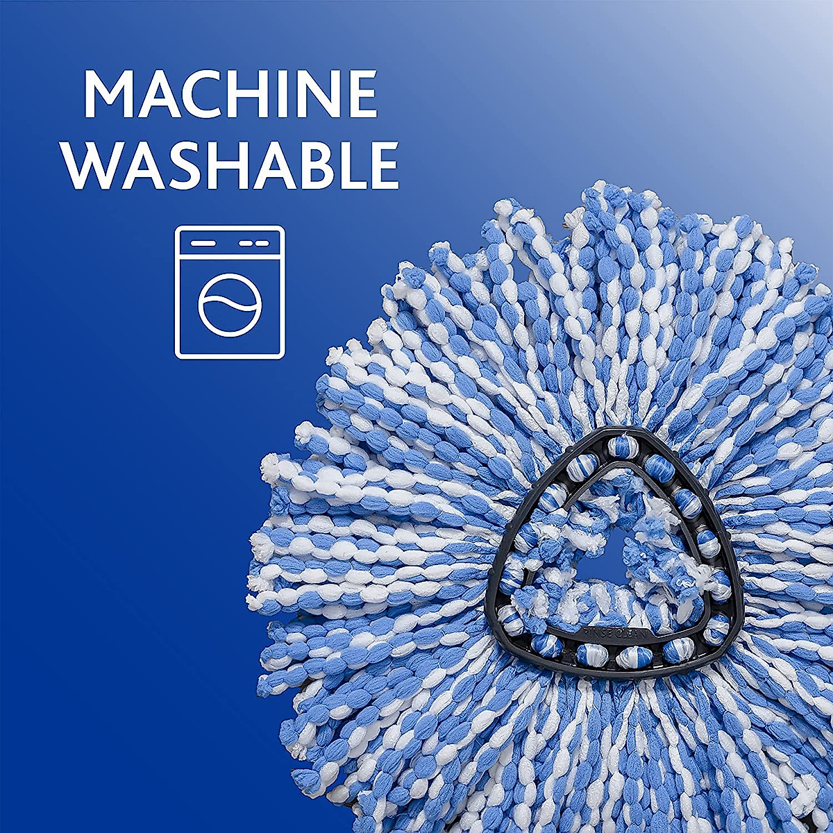 O-Cedar EasyWring RinseClean Microfiber Spin Mop & Bucket Floor Cleaning System with 4 Extra Refills,