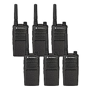 6 Pack of Motorola RMU2040 Two Way Radio Walkie Talkies
