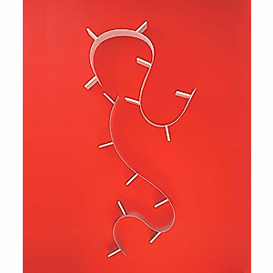 Kartell Bookworm Bookshelf by Ron Arad, Matte White