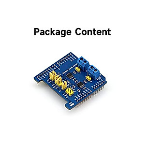 Waveshare RS485 CAN Shield Enable RS485/CAN Communication Functions for STM32 NUCLEO Development Board Compatible with UNO, Leonardo 3.3V