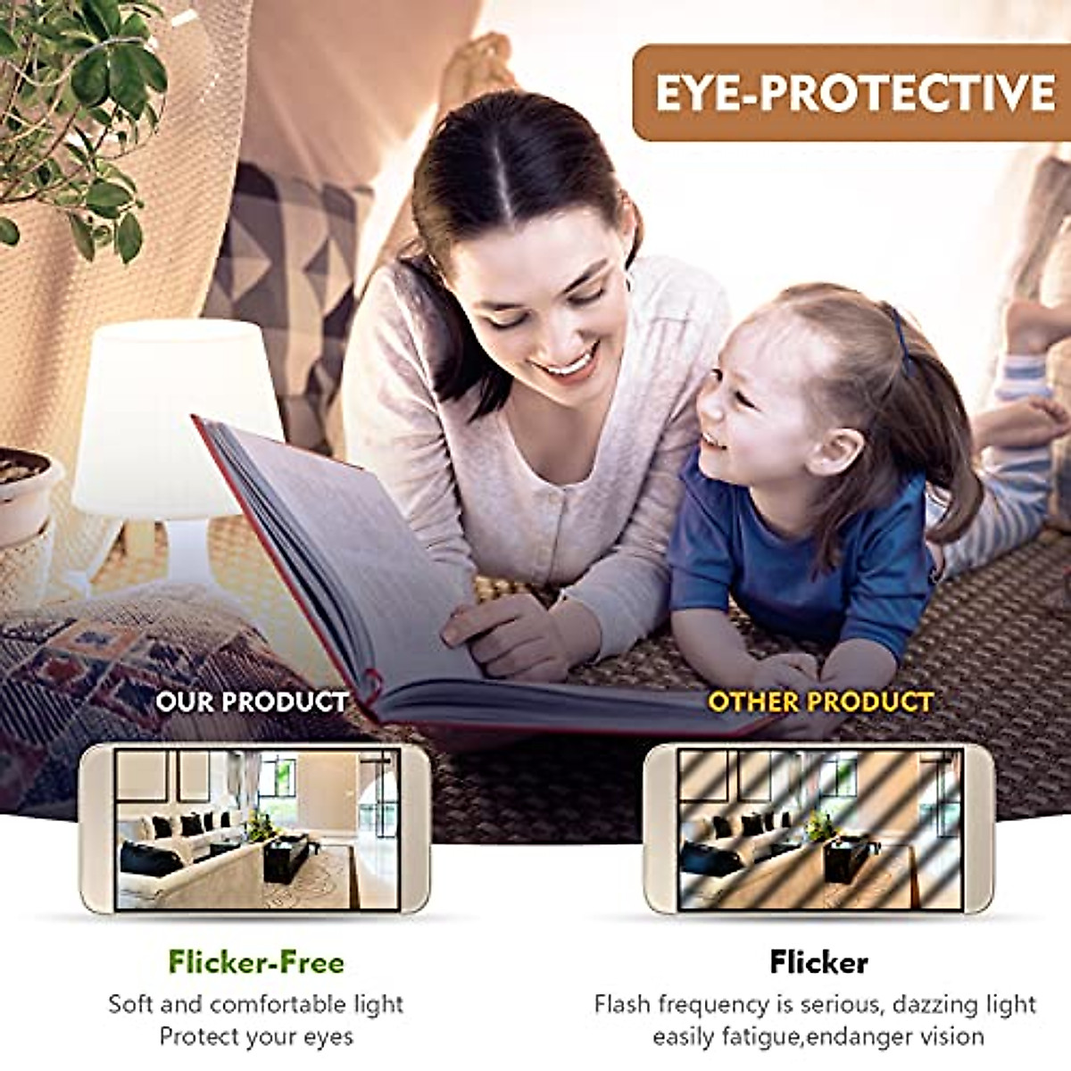 E26 LED Bulb,25W LED Corn Light Bulb 200W Equivalent 6500K Cool Daylight White 2500LM Non-dimmable Flicker Free Ceiling Fan LED Corn Bulb for Indoor Outdoor Home Garage Pack of 3