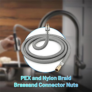 Replacement Spray Hose for Delta RP50390 RP62057 RP74608 Pull Out and Pull Down Kitchen Faucet Hose Replacement Parts