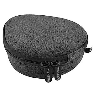 Geekria Shield Case Compatible with OpenMove, OpenRun Mini, Air, OpenRun Pro, OpenRun Case, Replacement Protective Hard Shell Travel Carrying Bag with Cable Storage (Dark Grey)