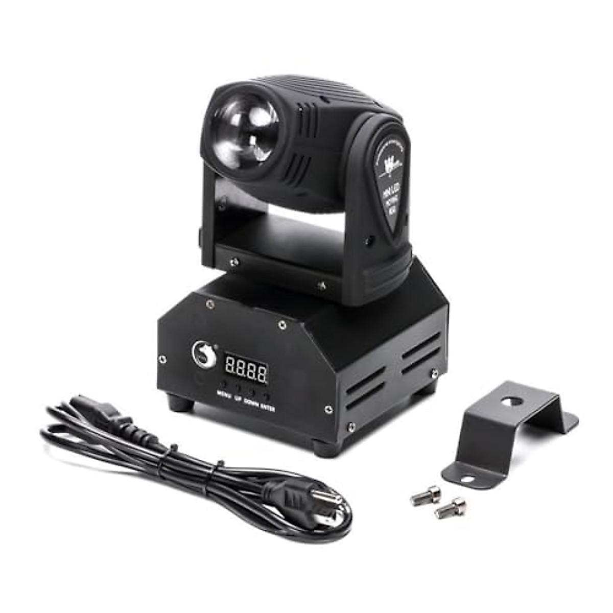 U`King LED Moving Head Light RGBW Beam Lights with DMX for Live Show DJ Disco Events Party Stage Lighting KTV Wedding (1 Pack)