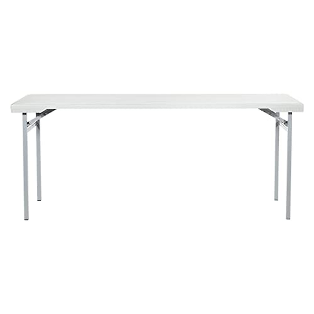 Office Star Resin Multipurpose Rectangle Folding Training Table for Home or Office, 5.87 Feet Long