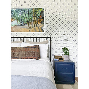 STENCILIT® Starburst Wall Stencil for Painting - 2 Pack 16.5 x 31.5 in Stencil, Geometric Wall Stencils for Painting Large Pattern, Scandinavian Large Wall Stencil