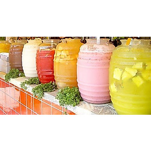 Eleganceinlife Aguas Frescas 5 Gallon Vitrolero Plastic Water Container For Water and Juice Party