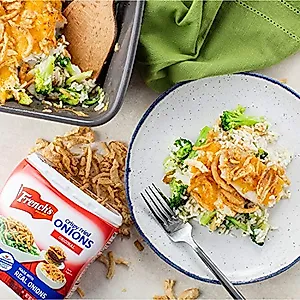French's White Cheddar Crispy Fried Onions, 6 oz