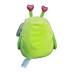 Squishmallow Official Kellytoy Valentines Squad Squishy Soft Plush Toy Animal (8 Inch, Hadeon The Grasshopper)