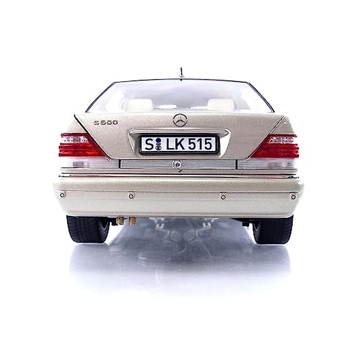 Norev 1997 S600 Smoke Silver Metallic 1/18 Diecast Model Car 183723