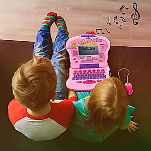 LESHITIAN Kids Laptop, 65 Learning Activities, Educational Learning Computers for Kids Ages 3+