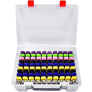 Flash Drive Case USB Memory Stick SD Card Storage Organizer- Holds 104pcs Thumb Drive Electronic Accessories Holder for Sandisk/for Samsung/for Inland/for PNY/for Netac (White)