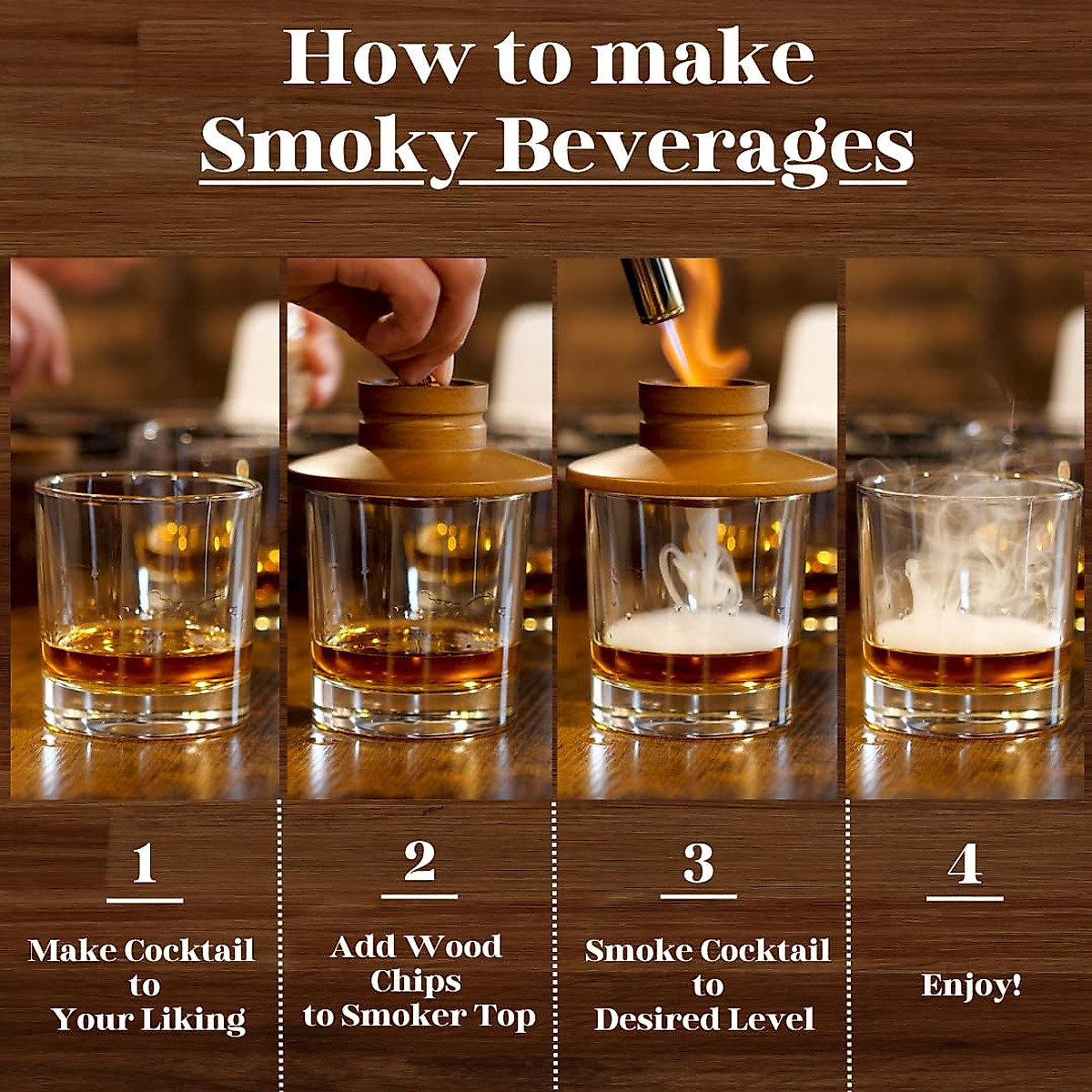 Bourbon Haze Wood Chip Refill For Cocktail Smoker Kit