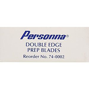 Personna Prep Double Edge Razor Blades - Model 74-0002 - Box of 100