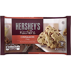 Hershey Cinnamon Baking Chips - 10 oz Bags - Pack of 3 - Great for baking and Snacking on - Perfect to Give a Bag and Use a Bag for Yourself - Use Anytime and Especially During the Holidays