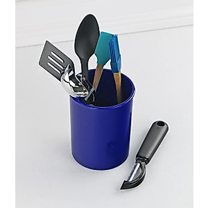 Reston Lloyd Multipurpose Utensil/Crock Holder, Small/Short Crock, Indigo