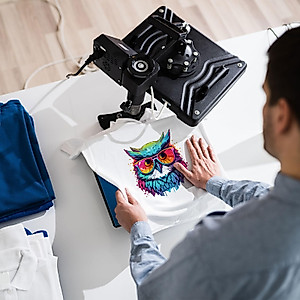 Qilery 200 Sheets DTF Transfer Film 8.3" x 11.7" Double Sided Matte Clear Pretreat Sheets Sublimation Printable PET Heat DTF Paper for Inkjet Printer DIY Project on Fabric Glass Metal Plastic